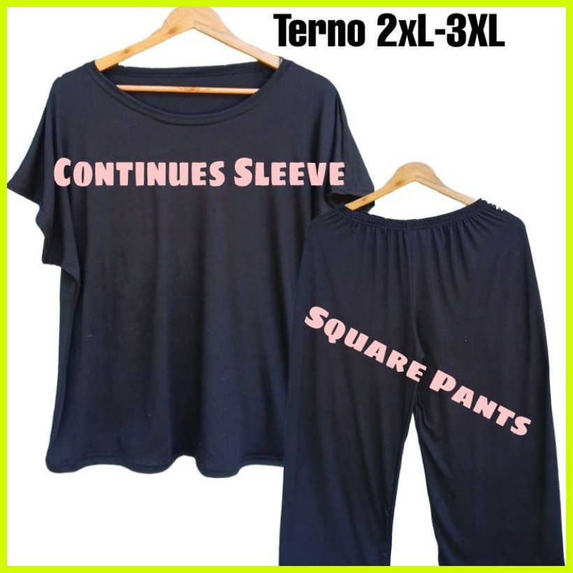 ☸ ♝ 2XL-3XL PLUS SIZE TERNO SQUARE PANTS PLAIN | Shopee Philippines