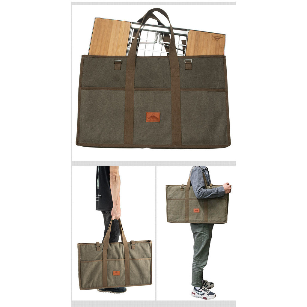 Campingmoon CK-B Outdoor Folding Tea Table Bag Canvas Bag with Handle ...