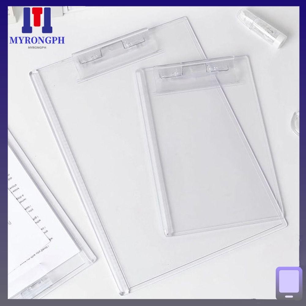 MYRONGPH File Folder Board, Acrylic Transparent Clipboard, Simple A4/A5 ...