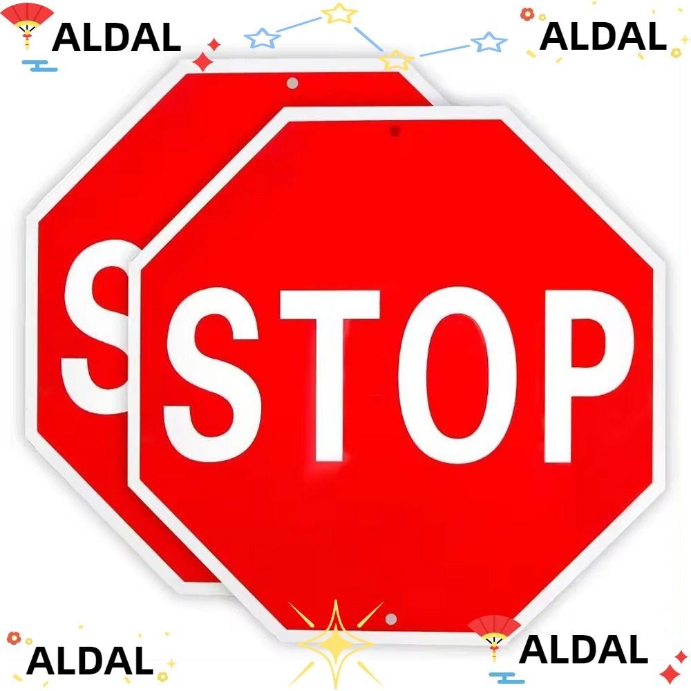 ALDAL Stop Sign, 12" x 12"/30 x 30cm Octagon Warning Reflective ...