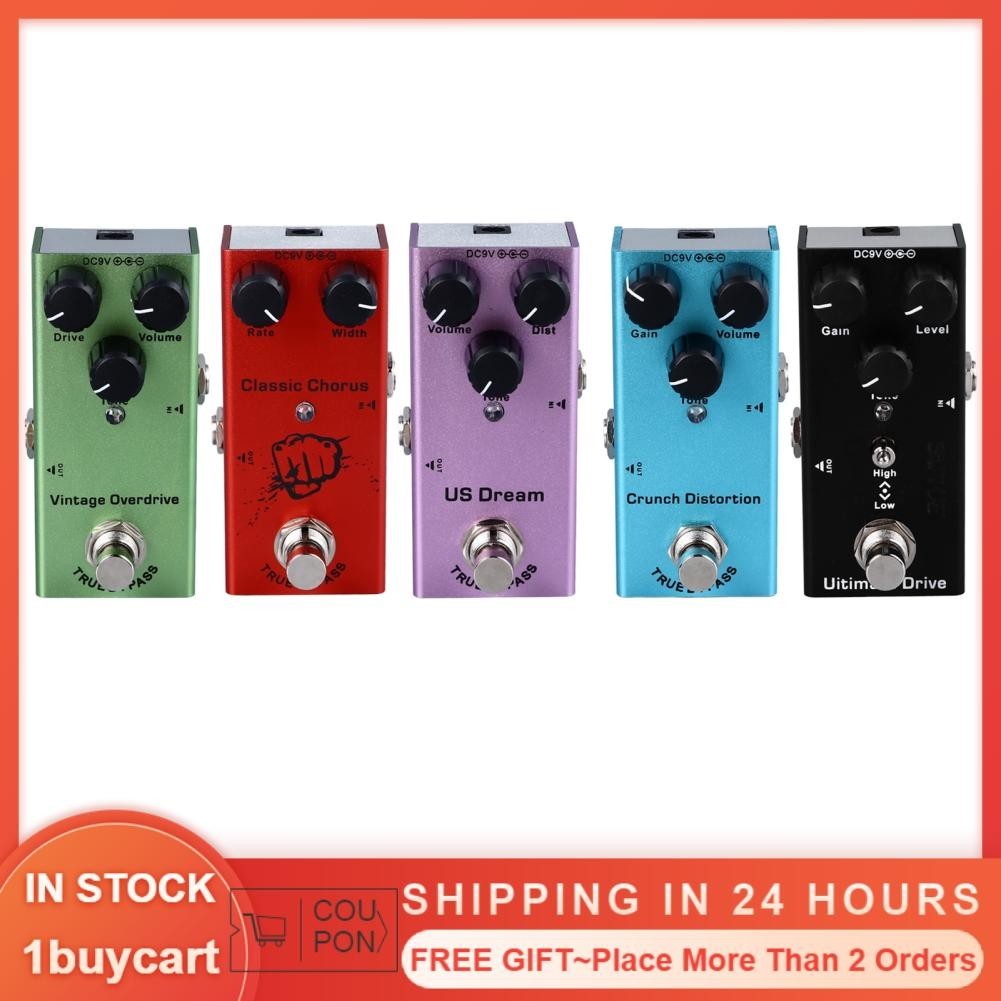 1buycart Electric Guitar Effects Pedal Portable Multiple Accurate ...