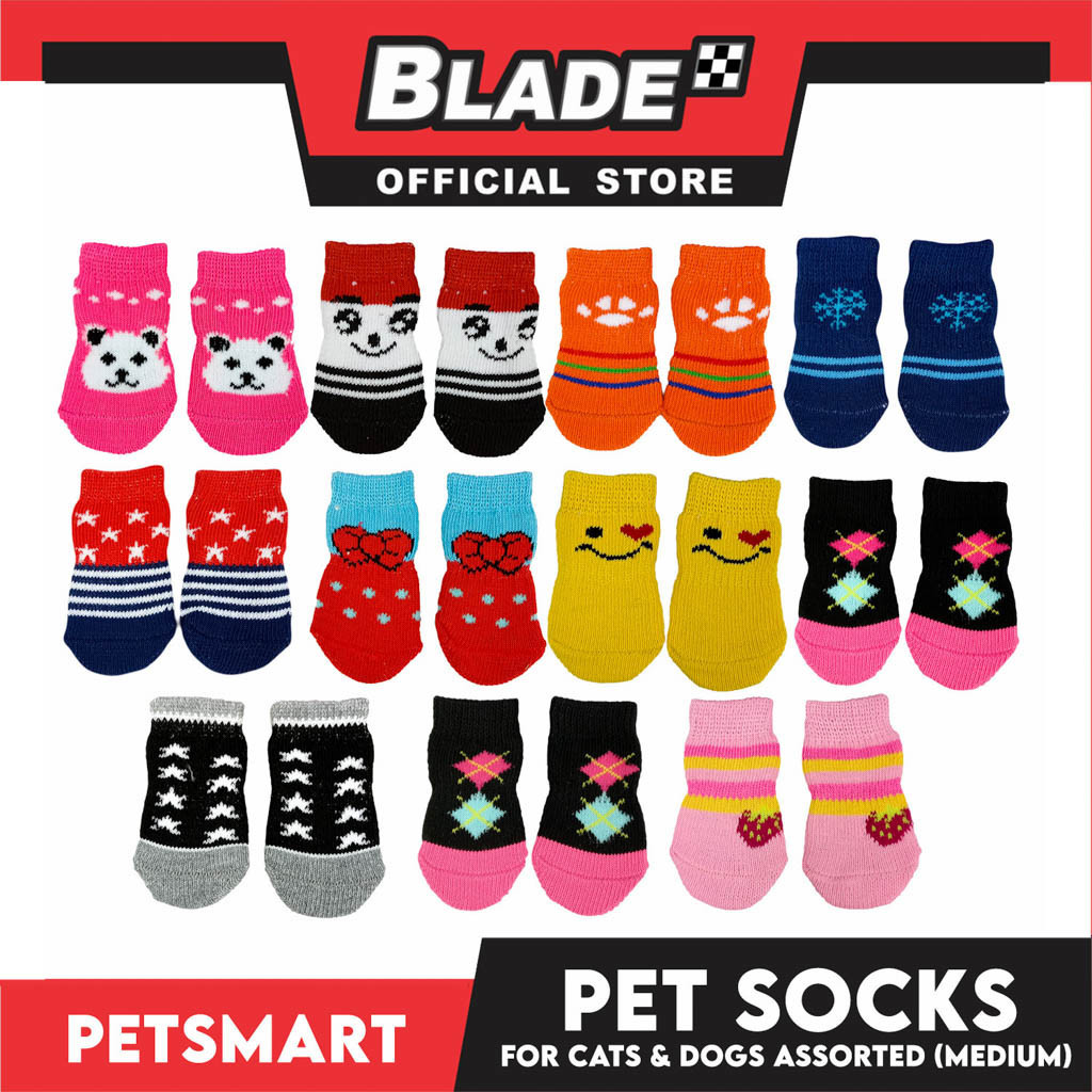 Pet Socks for Cats and Dogs Assorted Designs (Medium) | Shopee Philippines
