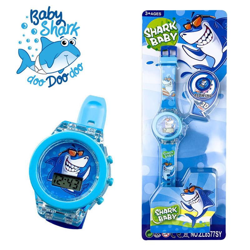Baby Shark Watch for Kids Toy Watch with Light Children Watch Sonic ...