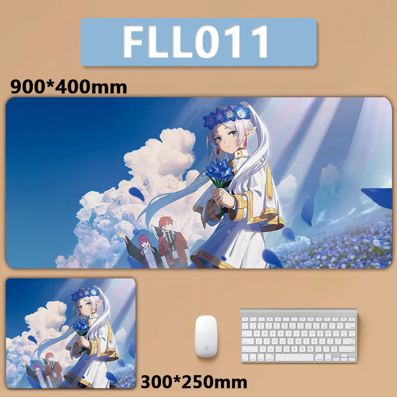 90x40cm Anime Sousou No Frieren Beyond Journey's End Frieren Mouse Pad ...