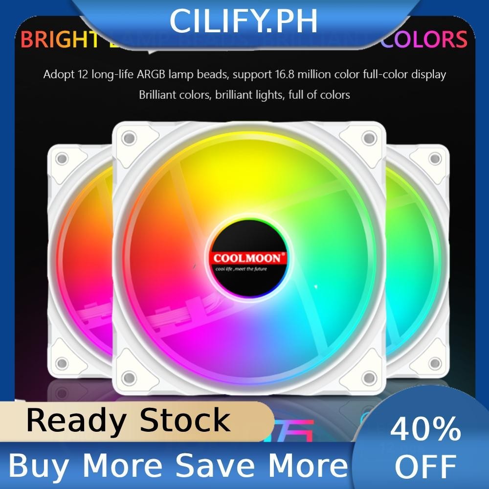 120mm Cooling Fan 5V 3Pin ARGB Aura Sync 4Pin PWM Computer Case Cooler ...