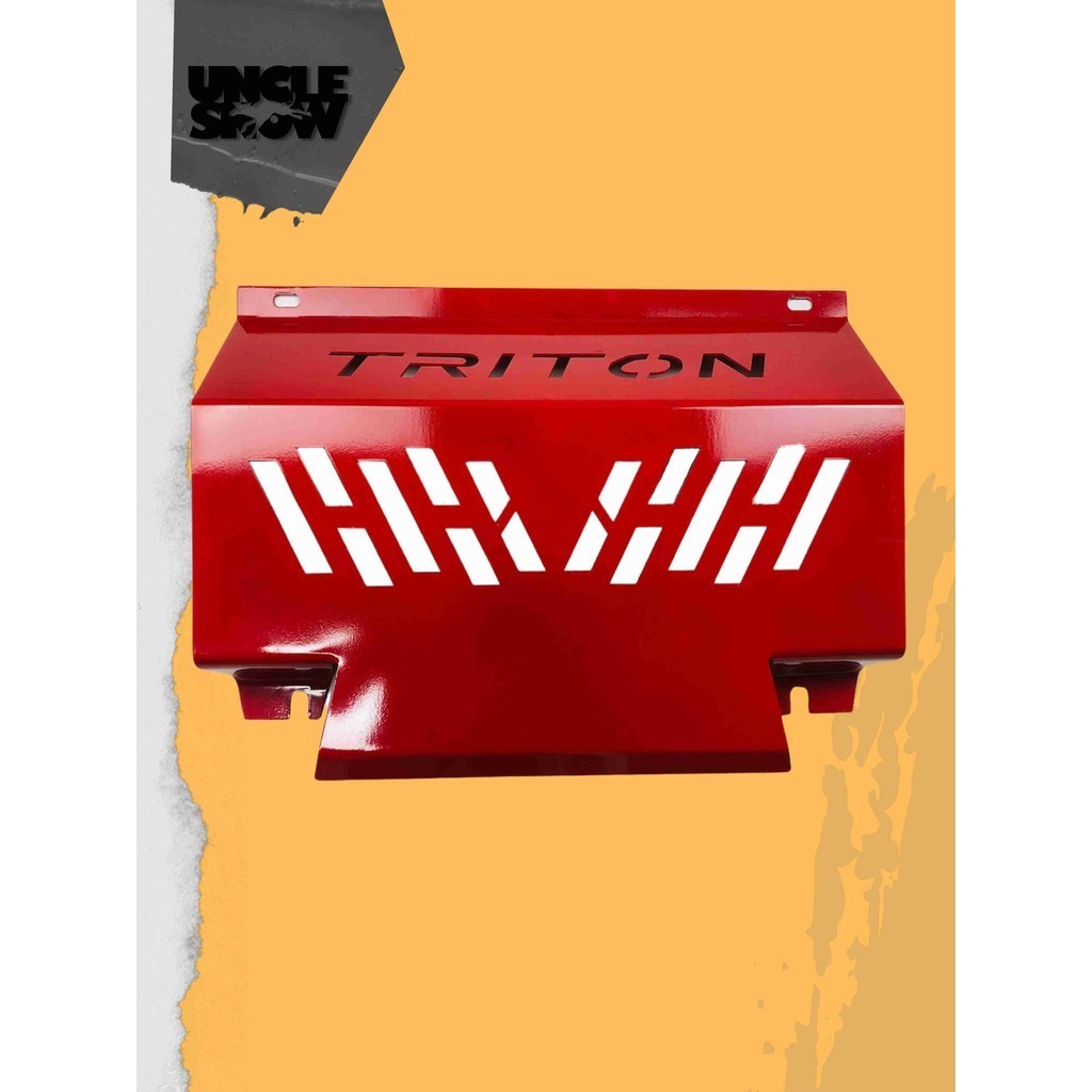 Red Skid Plate - Mitsubishi TRITON strada 2015 2016 2017 2018 2019 ...