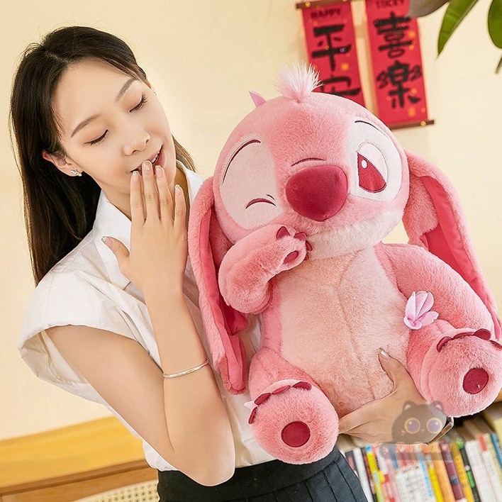 Disney New Sakura Stitch Cartoon Pink Stitch Doll Cherry Blossom Stitch ...