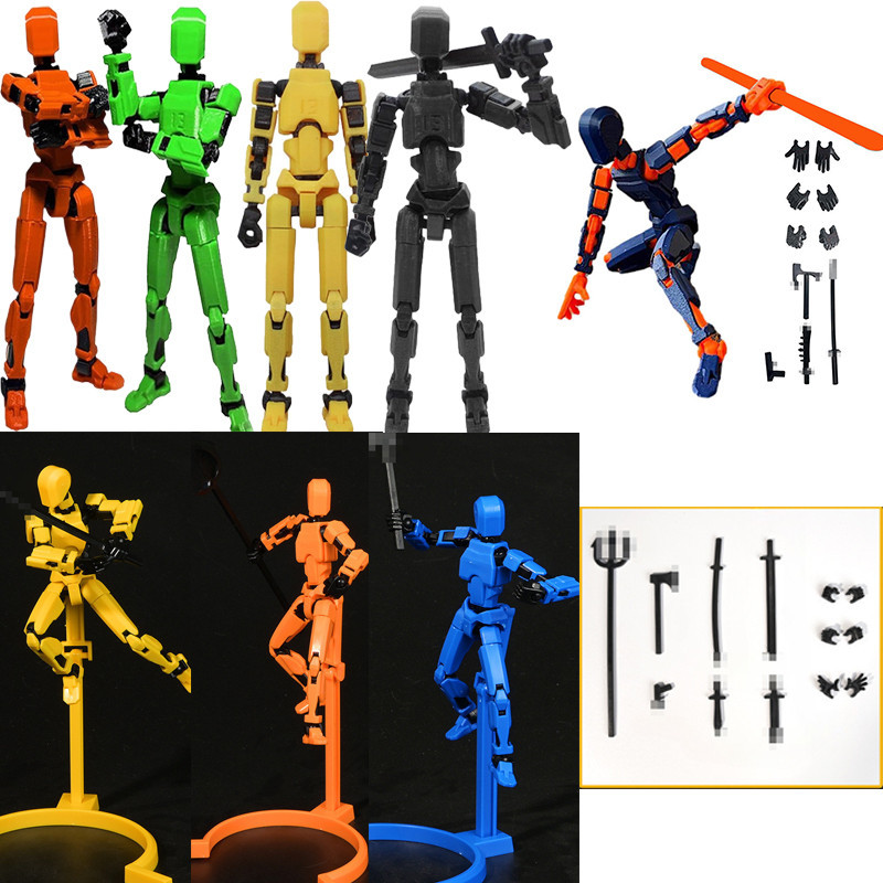 T13 3D Printing Lucky 13 Action Figure Dummy 13 Multi-joint Titan 13 ...