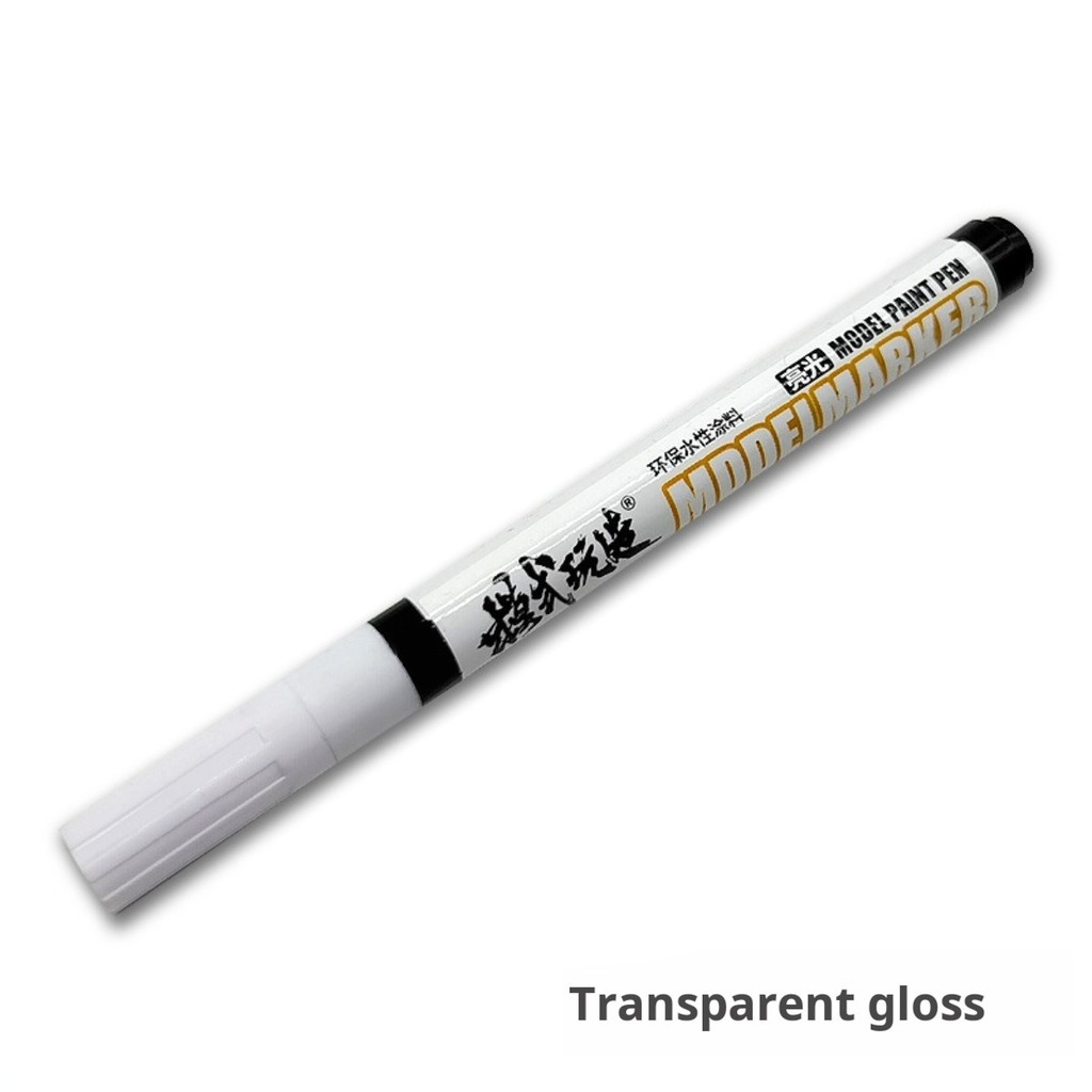 MS047 Matte Glossy Color Top Coat Marker Erase Pen for Gundam Gunpla ...
