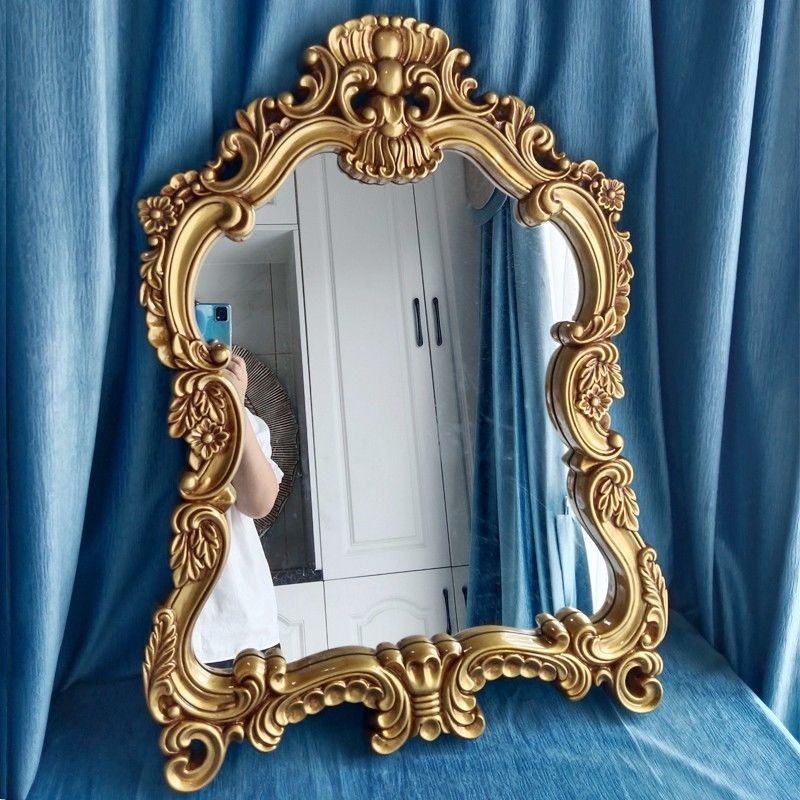 European Style Bathroom Mirror Waterproof Bathroom Mirror Antique ...