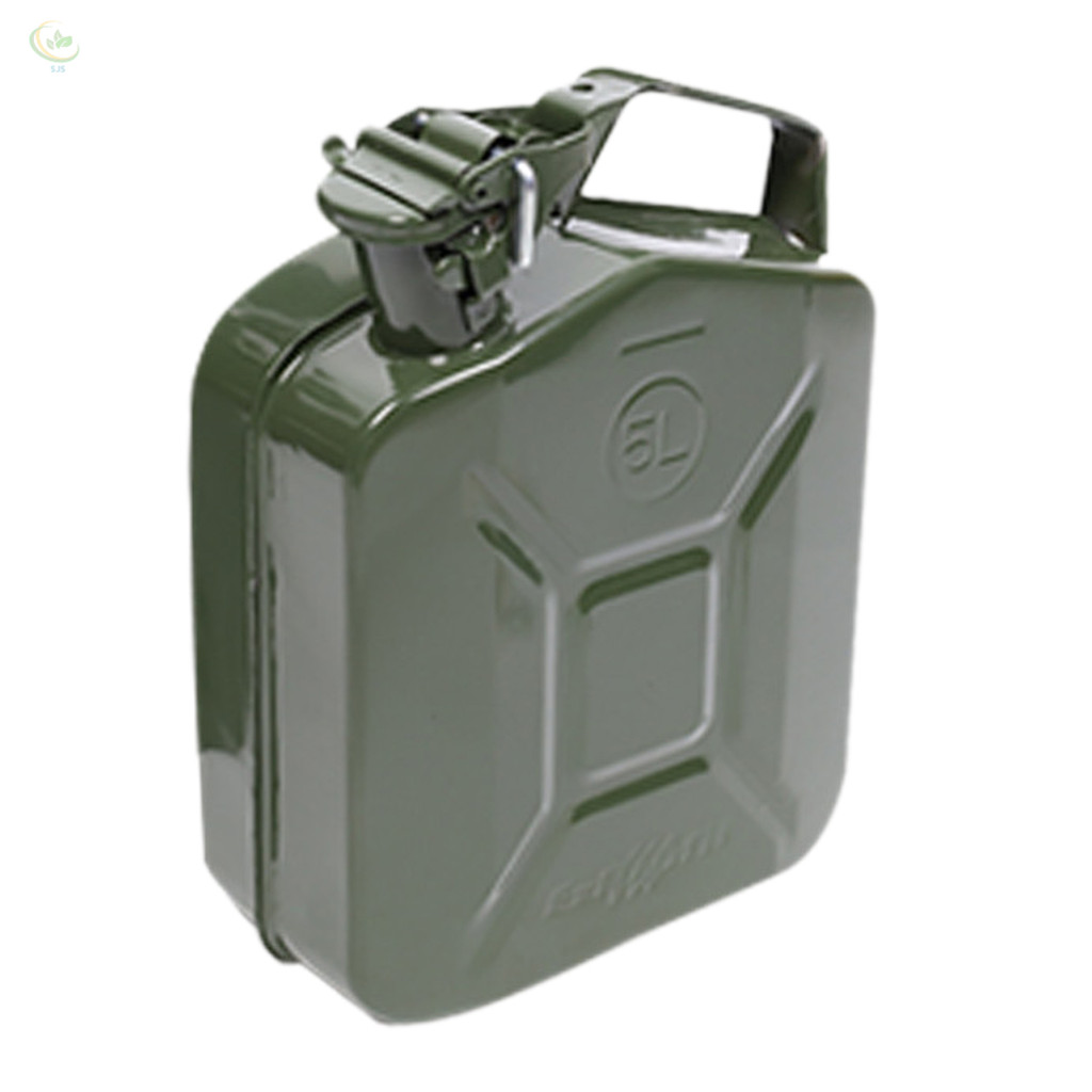 IU 5L Car Metal Jerry Can Thicken Auto Fuel Tank Petrol Cans Barrels ...