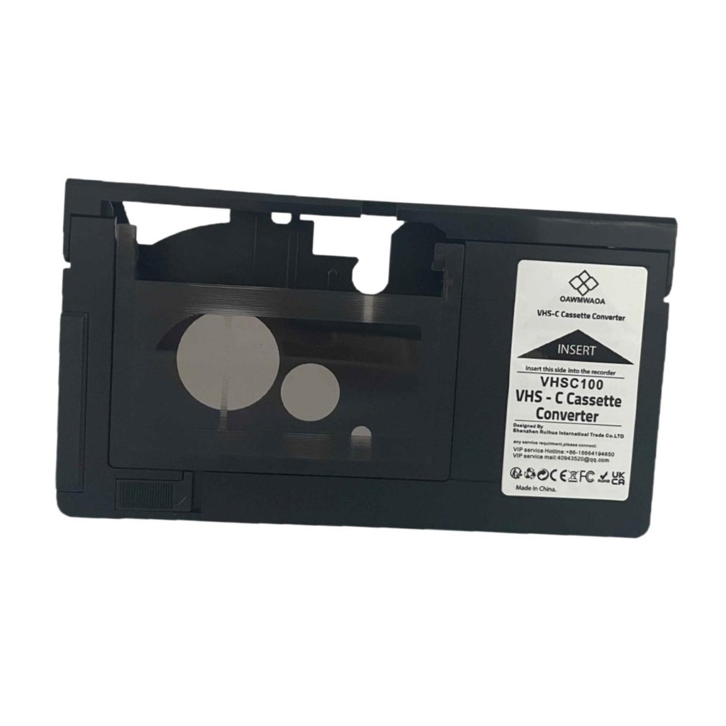 [Lzdyyh2hl] VHS to Cassette Adapter Supports vhs Accessory Tape ...