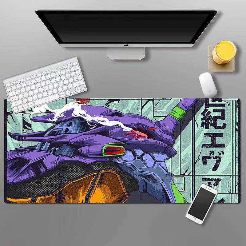 Eva Mouse Pad Oversized Neon Genesis Evangelion Anime Computer Keyboard ...