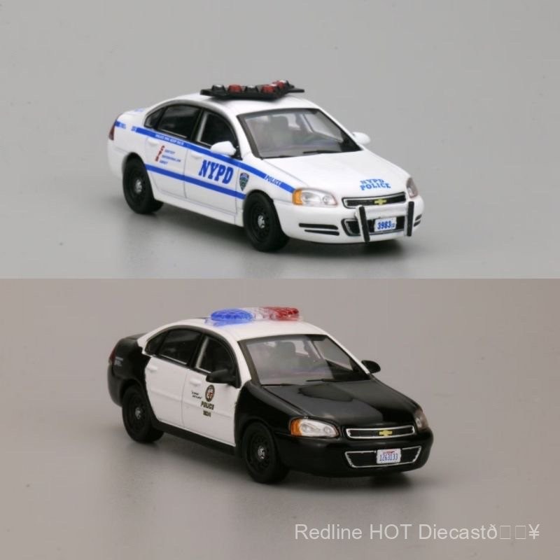 596 1:64 Chevrolet Impala NYPD New York Police Car Livery LAPD Los ...