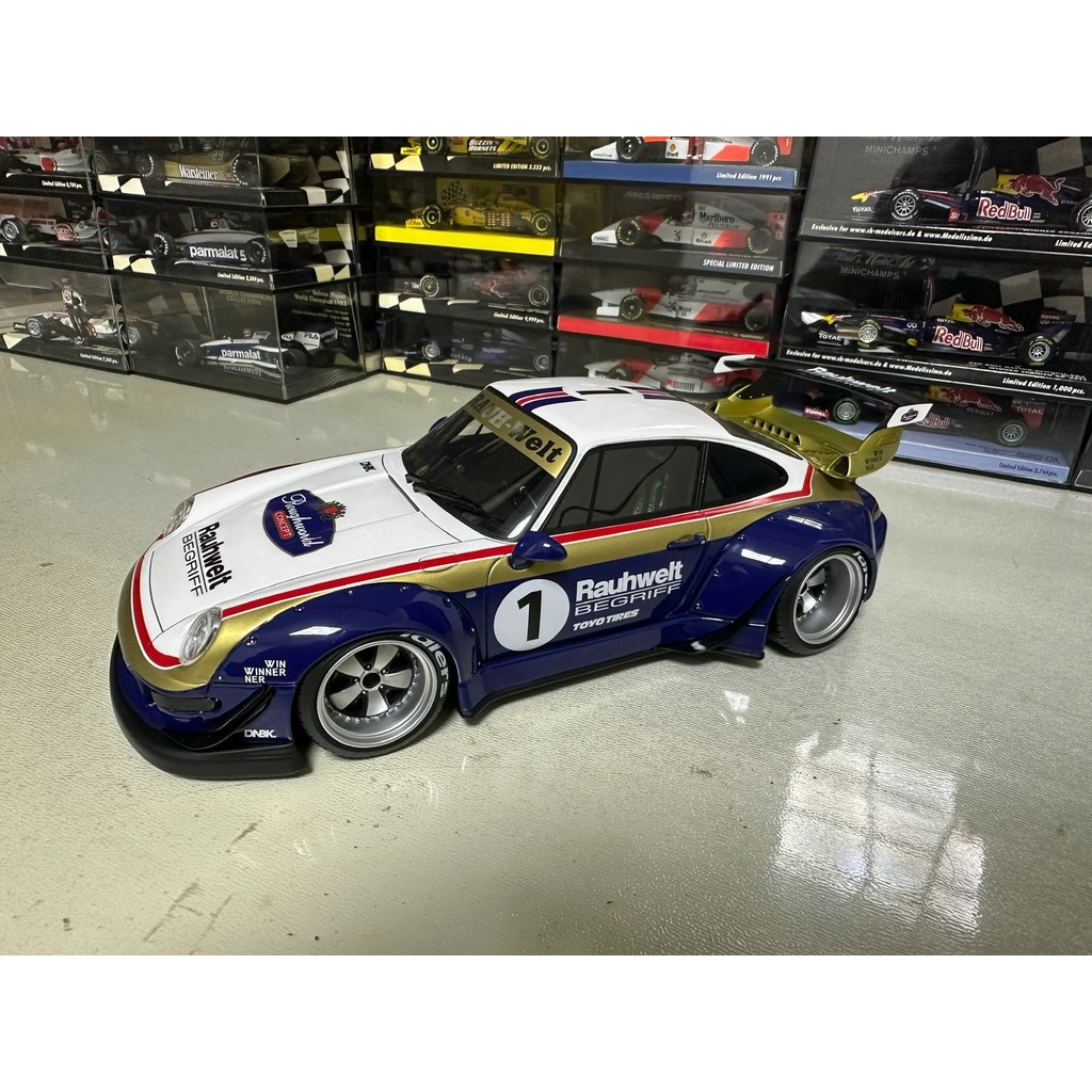 Ig/ignition model 1/18 RWB Porsche 993 Le Fumen model Resin Fully ...