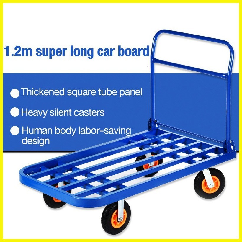 550 KG 120*65CM Heavy duty trolley Hand truck trolley cargo push cart ...