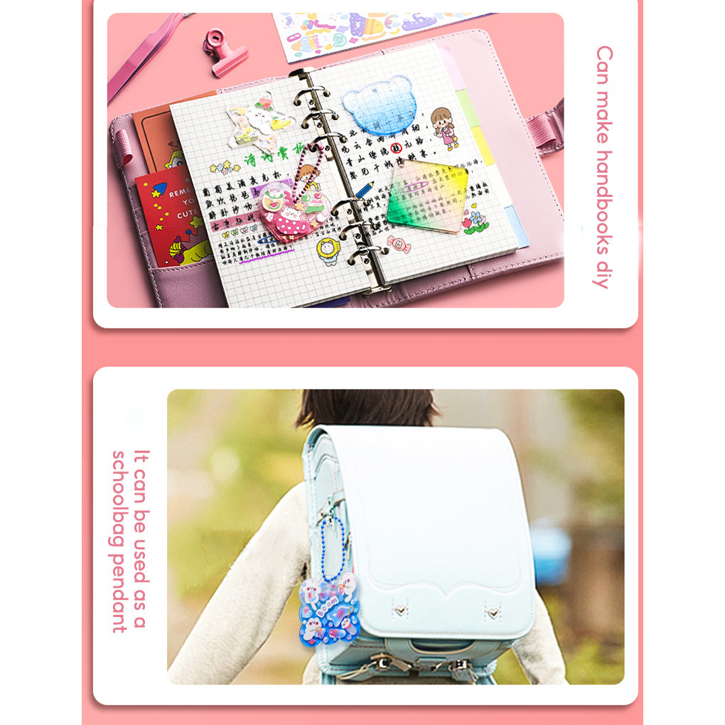 Cream Guka Set Pendant Kids Gift Decorative Guka Tools Key Chain Manual ...