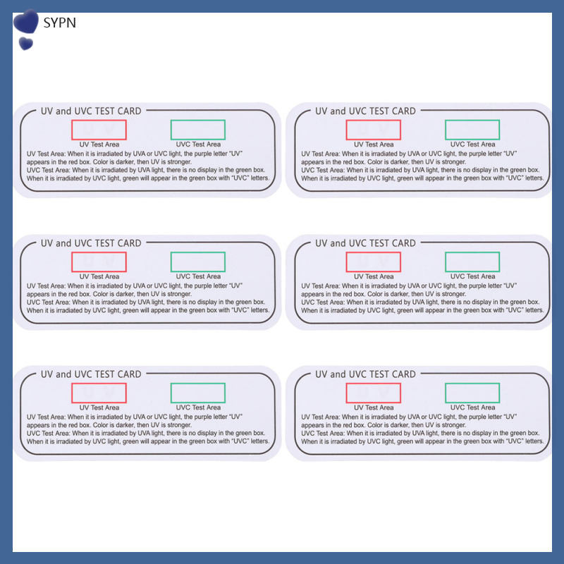shaoyipin UV Light Indicator Cards Detection Uvc Detector Indoor Test ...