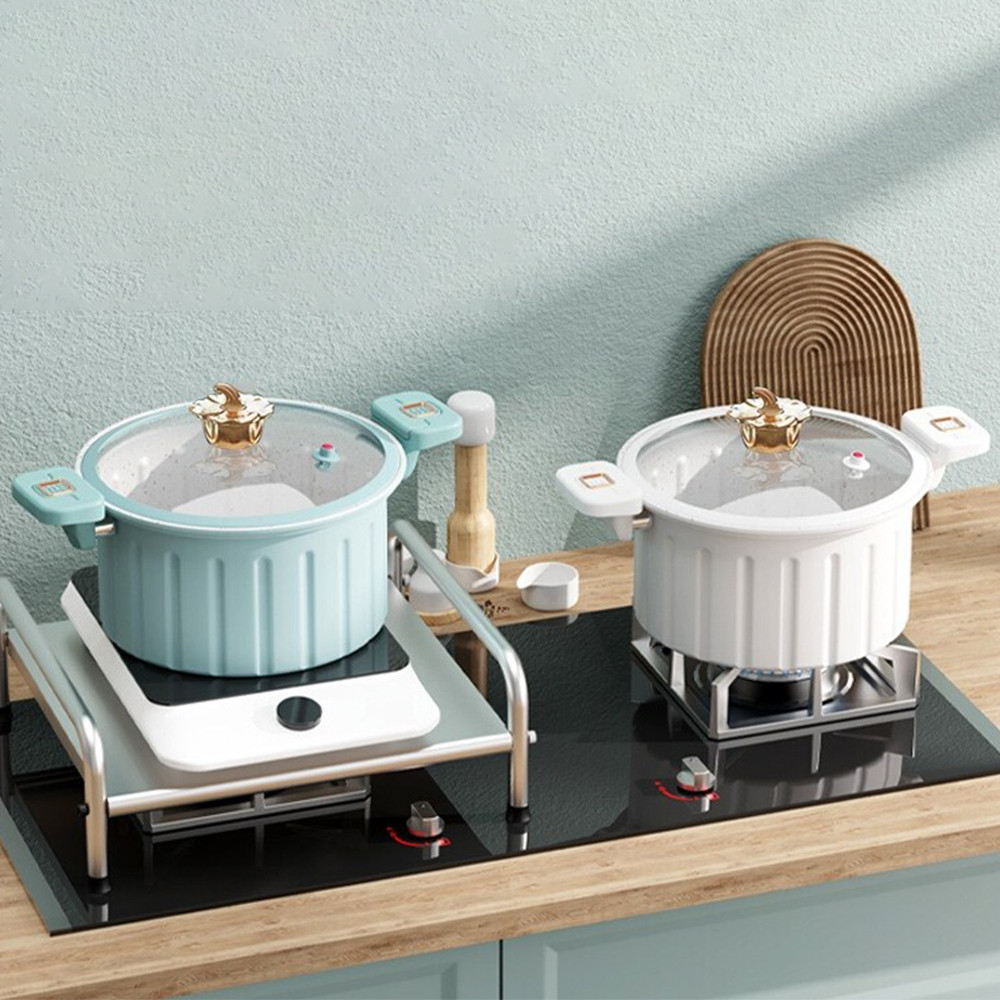 Mimi Aesthetic Pressure Cooker Non Stick Multifunction Cooking Pot 10L ...