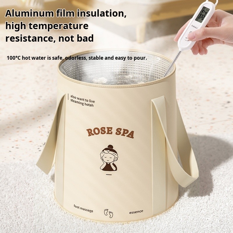 Home Portable Deep Bucket Foot Bath Bucket Heightened Foldable Calf ...