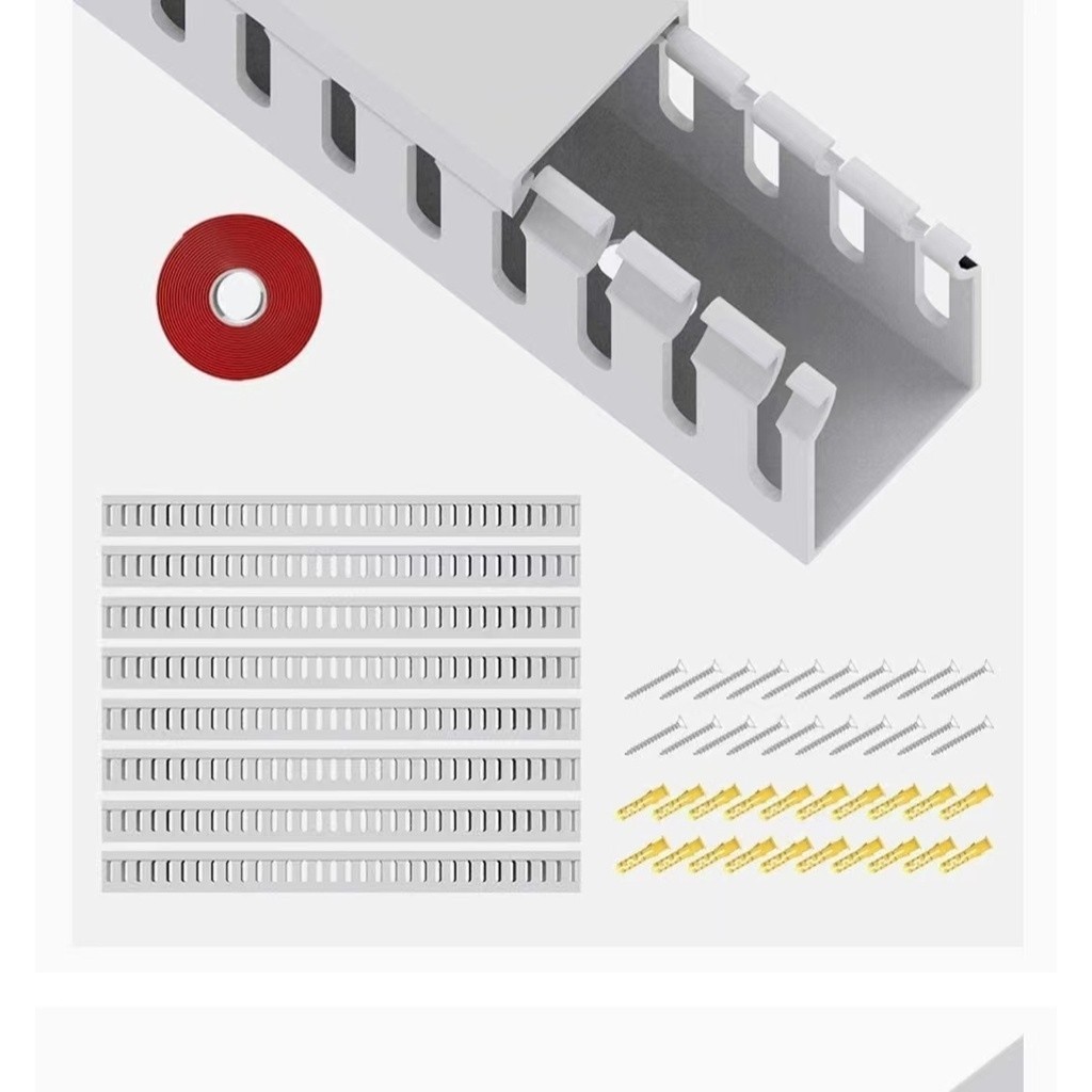 PVC Cable Tray Duct Slotted PVC cable trunking Wire Duct Cable ...