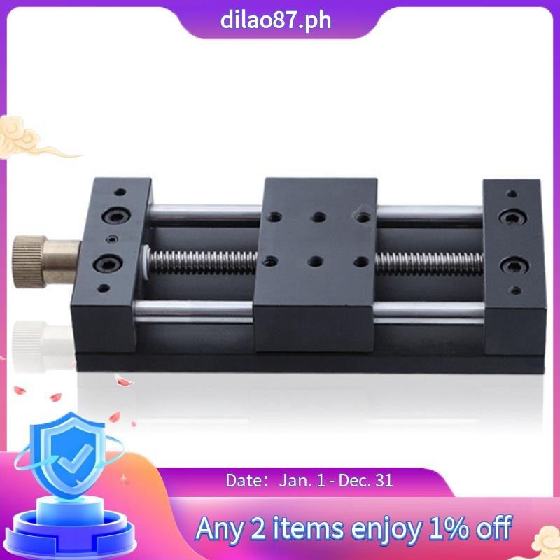 Manual Slide Table Linear Guide Rail Platform Aluminum Alloy Cross Belt ...