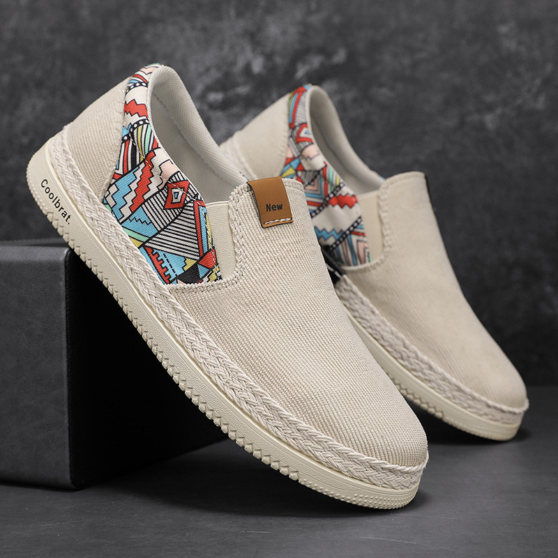 Men'S Slim-Fit Solid-Color Sailing Shoes With Elastic Soft Fabric For ...
