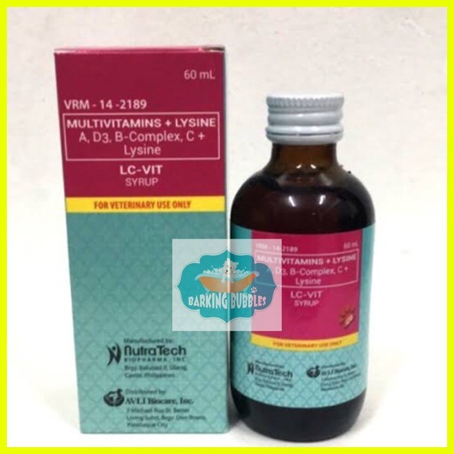 LC VIT SYRUP 60ml Multivitamins + Lysine | Shopee Philippines