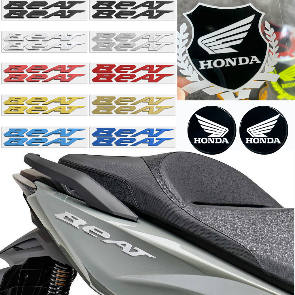 3D Resin BEAT Logo Sticker Motorcycle Body Waterproof Decal for HONDA ...