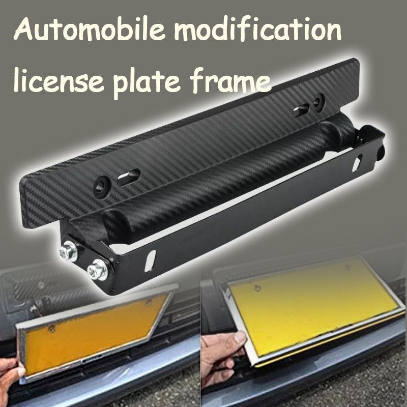 Universal Car Tilting Plate Holder Car License Number Plate Frame ...