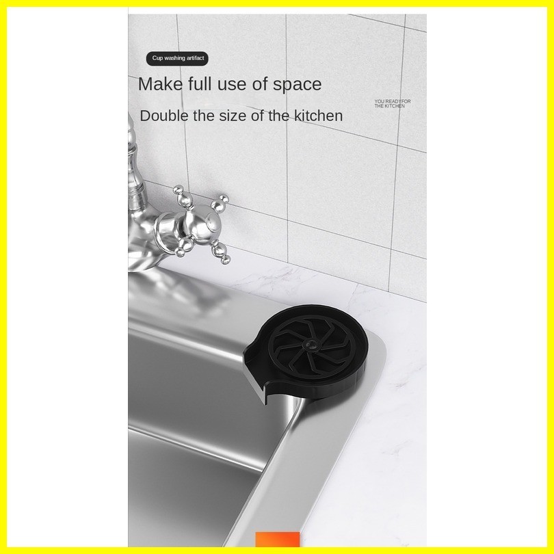 ♂ ஐ Automatic Faucet Cup Washer High Pressure Multi Angle Spray Washing ...