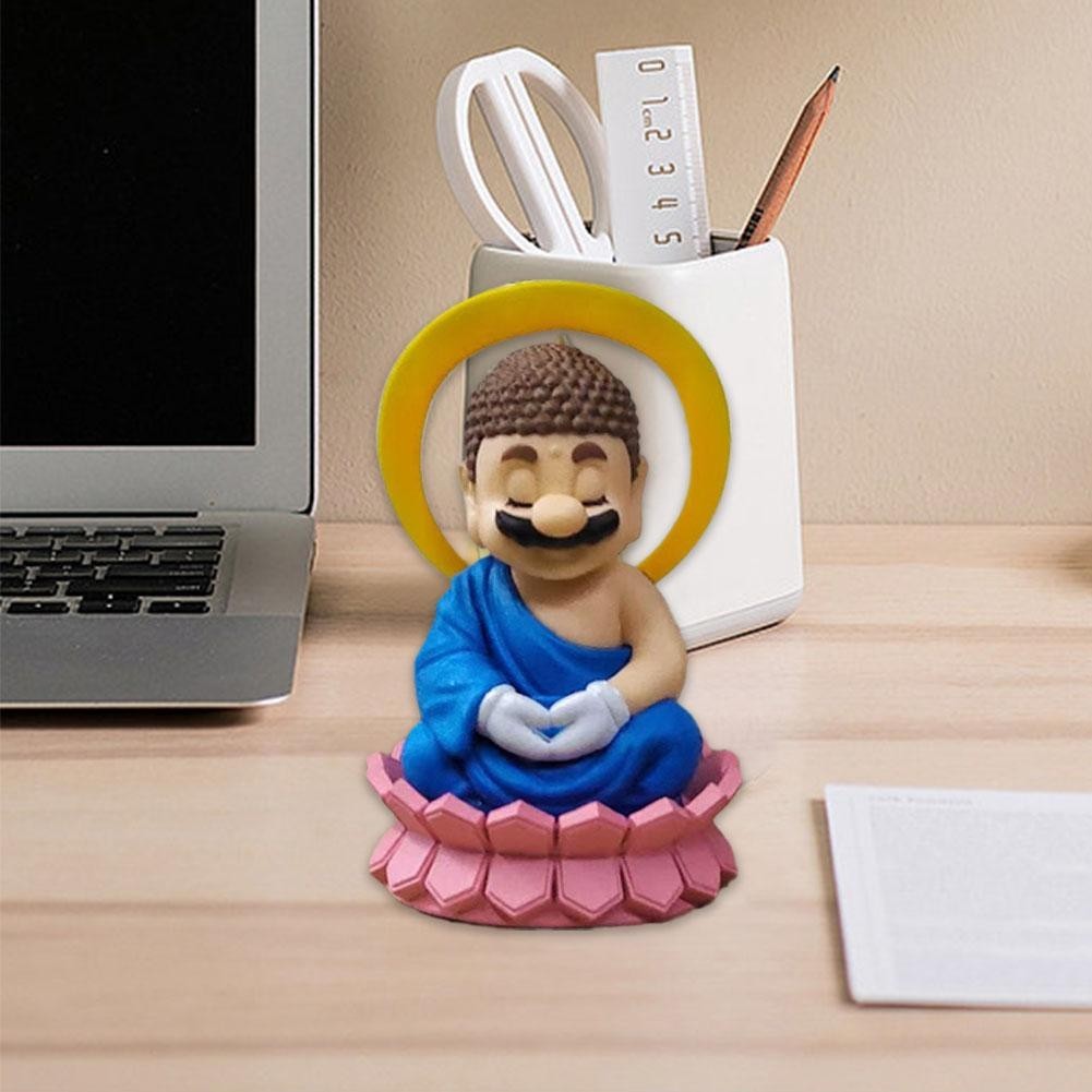 Buddha Mario Figurines Super Mario Anime Figurines D5D3 | Shopee ...