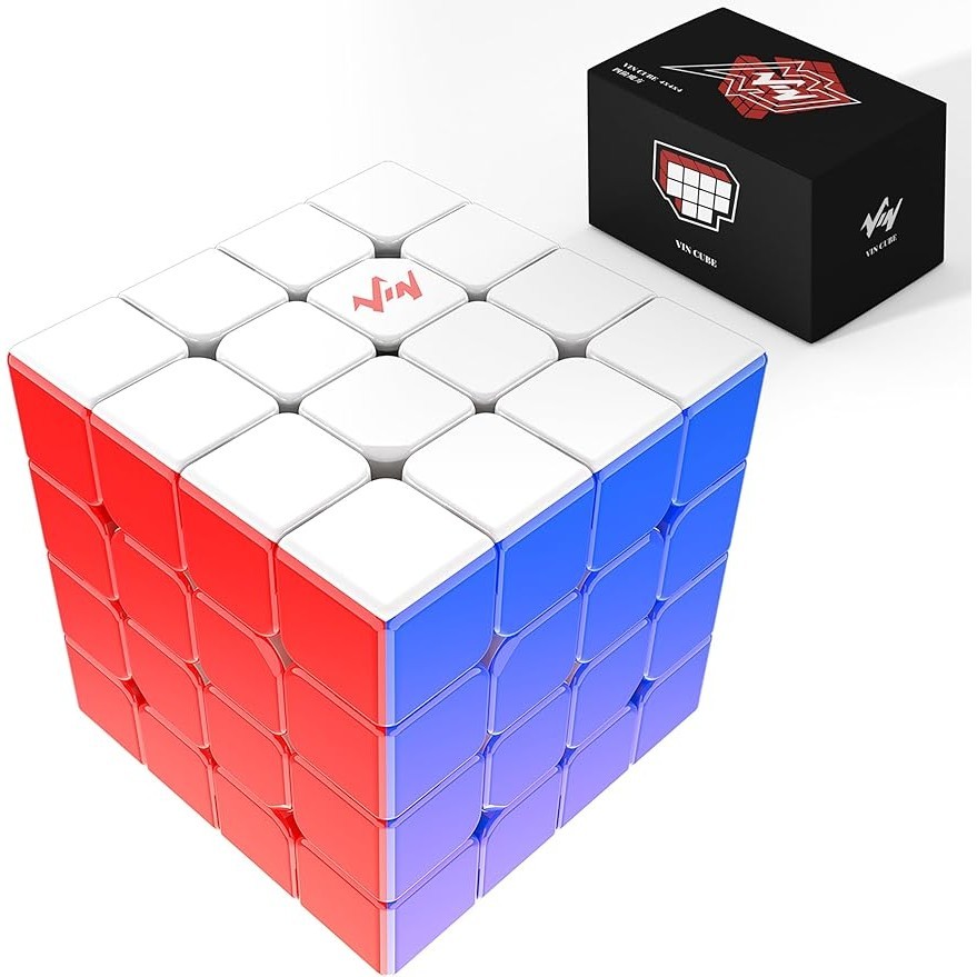 VinCube Vin4 4x4 ball Core Magnetic Magic Cube Professional Vin 4x4 UV ...