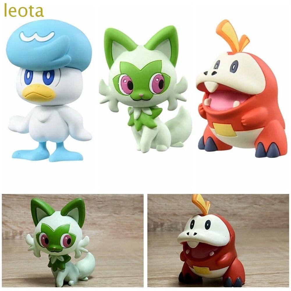 LEOTA Poke-mon Figure, Fuecoco Model Doll Sprigatito Figure, Kids Toy ...