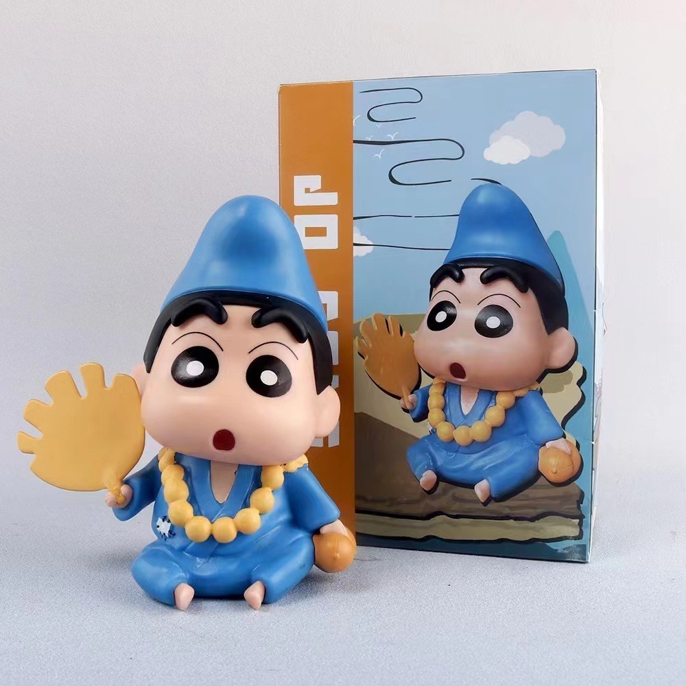 13.5cm Anime Crayon Shin-chan Figure Nohara Shinnosuke Cosplay The Mad ...