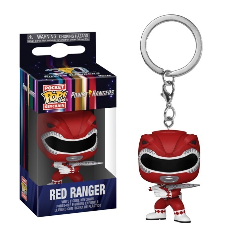 Funko Pop! Keychain: Mighty Morphin Power Rangers 30th Anniversary ...