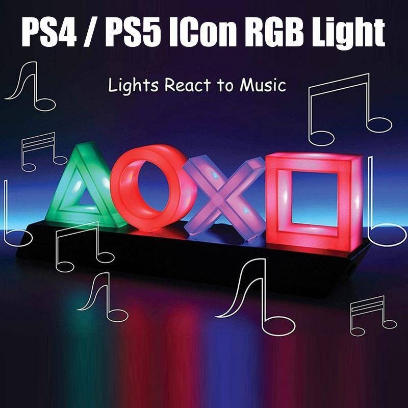 PS4 Icons Light 3 Phase Color Breathing Pulsing Icon Light Lampu Icon ...