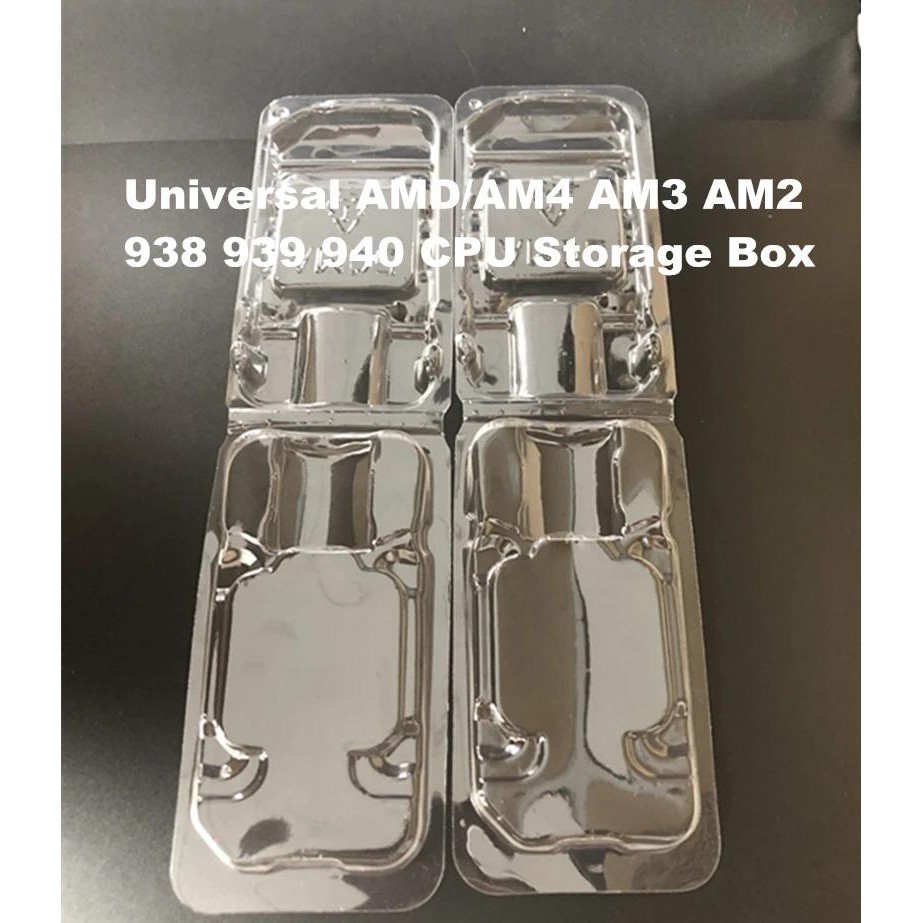 10pcs storage Boxes Clamshell Case CPU AMD Box Plastic Protection For ...
