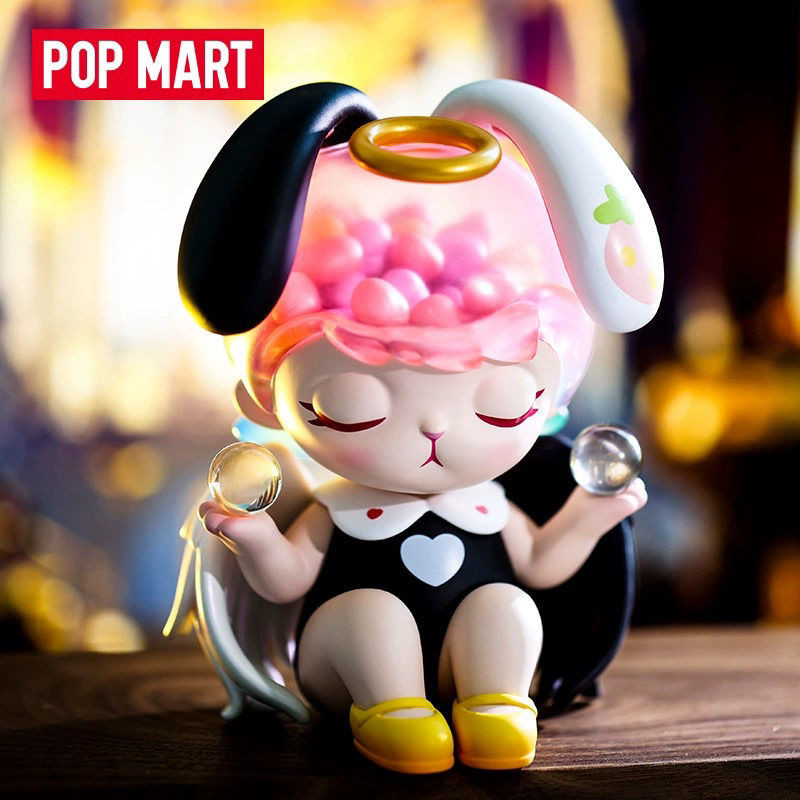 Popmart POPMART Genuine BUNNY Black White Angel Figure Series Mystery ...