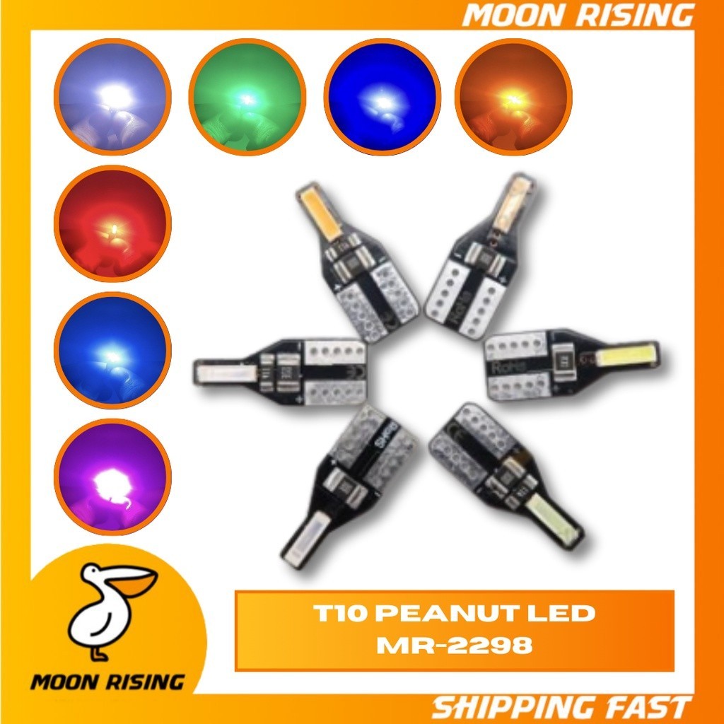 1 PC MOTORCYCLE T10 PARK LIGHT PEANUT LED PLATE LIGHT SPEEDOMETER LIGHT ...