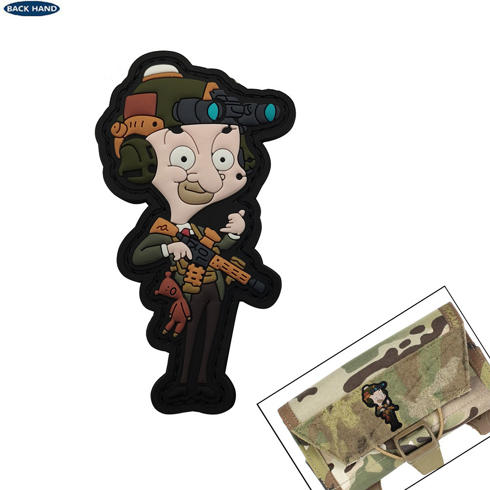 Haike Outdoor Cross-border Source Interesting Mr. Bean Soldier Stickers ...