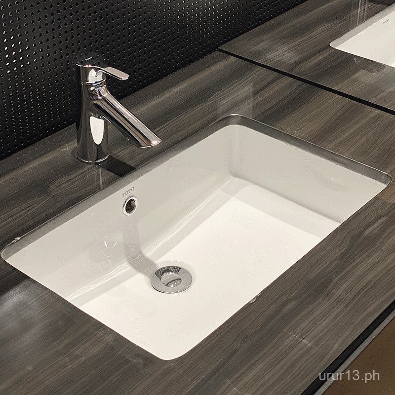 TO/TO Undercounter Basin Wash Basin Home Bathroom Embedded Basin Square ...