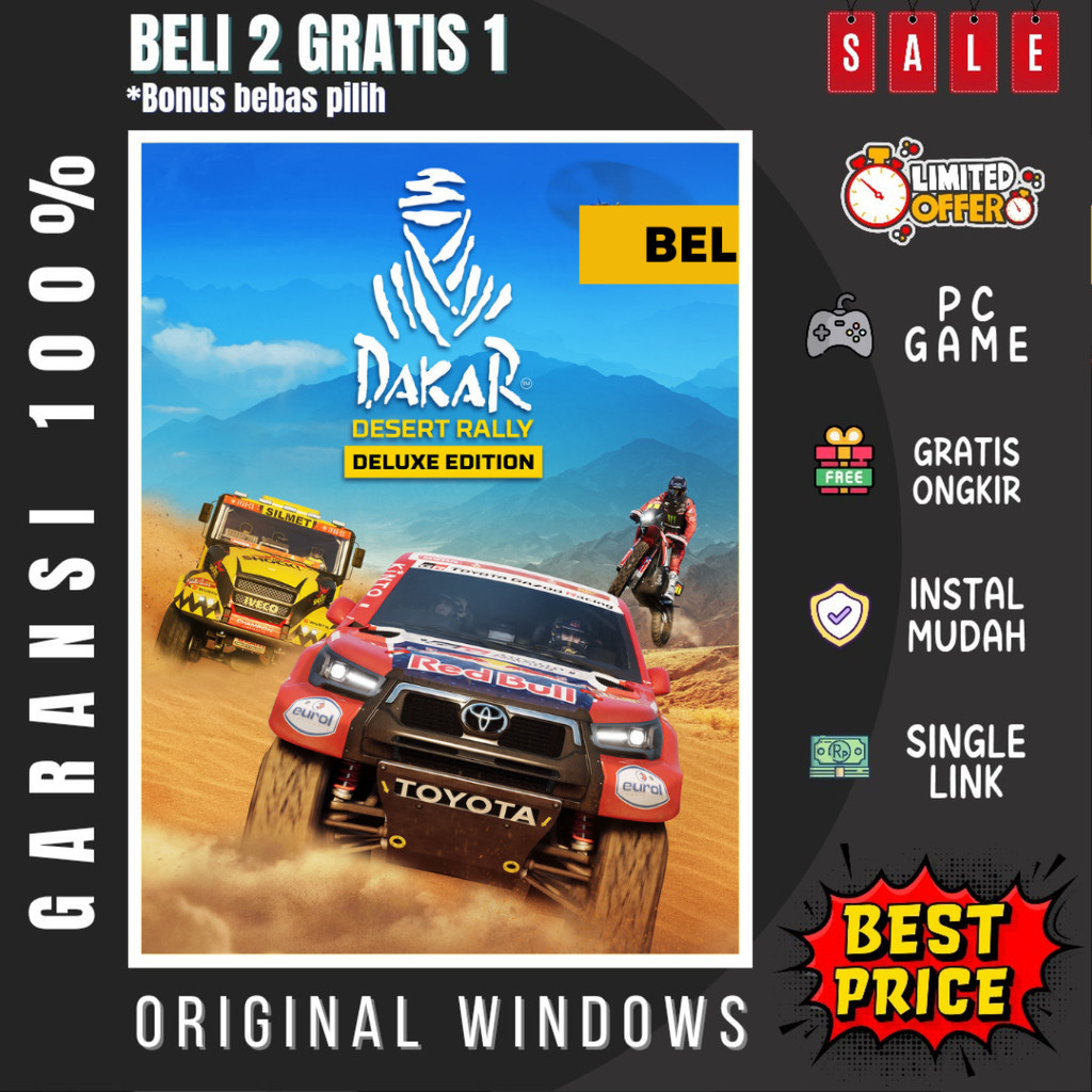 Dakar DESERT RALLY DELUXE EDITION - GAME PC - LAPTOP GAME - PC GAMES ...