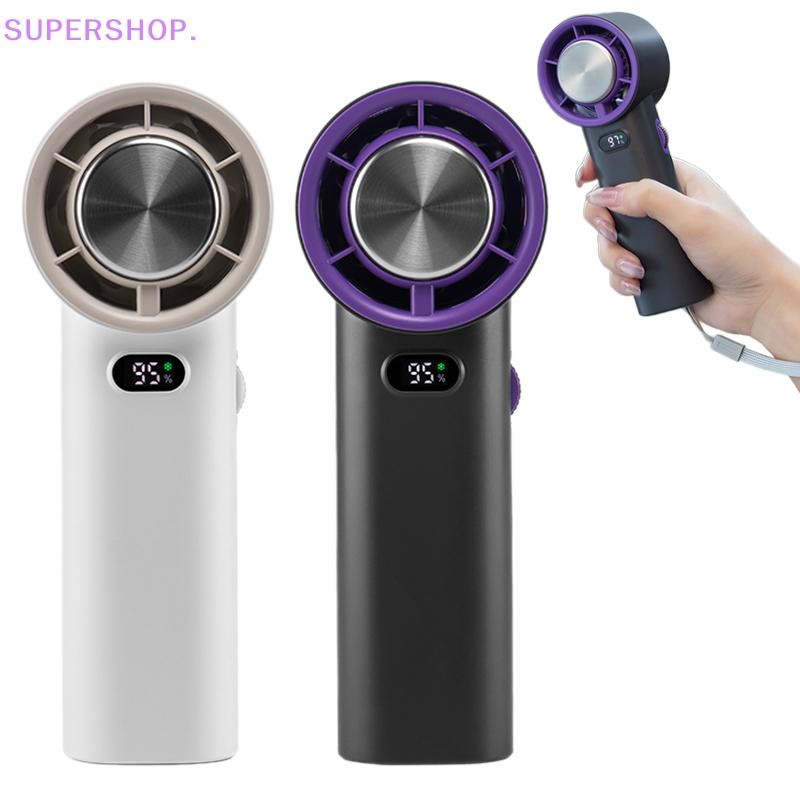 SUPERSHOP Portable Handheld Turbo Fan 100 Wind Speeds Adjustable Mini ...