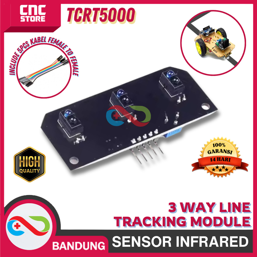 Infrared SENSOR TCRT5000 3 WAY LINE TRACKING MODULE | Shopee Philippines