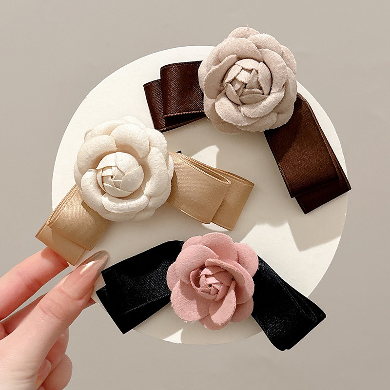 Fashion Roses Flower Hair Clamp Temperament Cute Hair Clip | Shopee ...