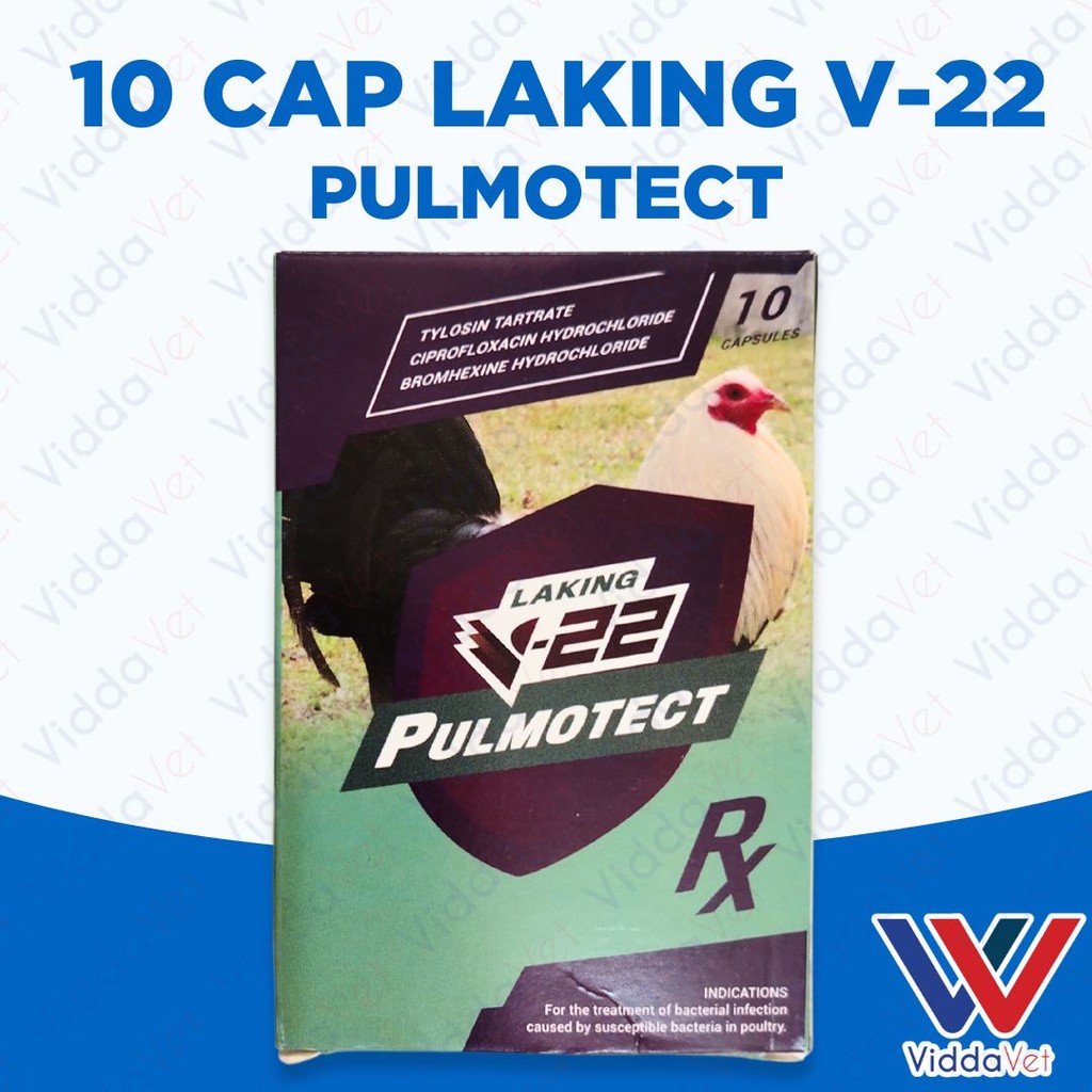 Laking V22 Pulmotect 10 Capsule/BOX for Animals | Shopee Philippines
