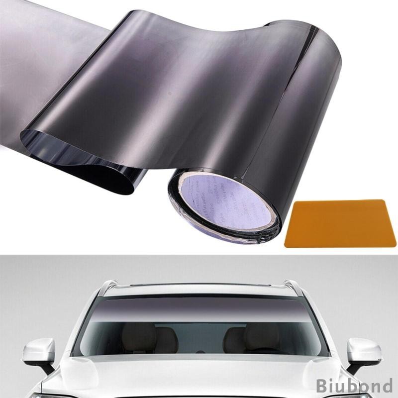 [Biubond] Car Sun Visor Strip Tint Film Windshield Shade Sticker for ...