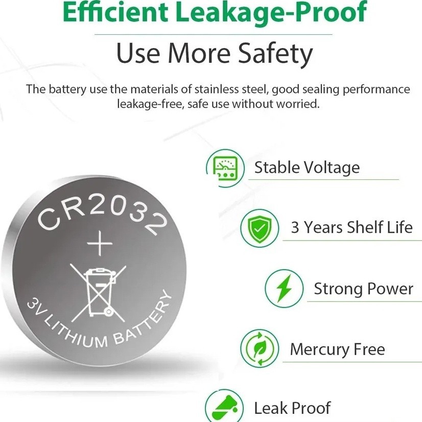 CR2032 CR2025 3V Lithium Battery Computer CMOS Motherboard PC Watch ...