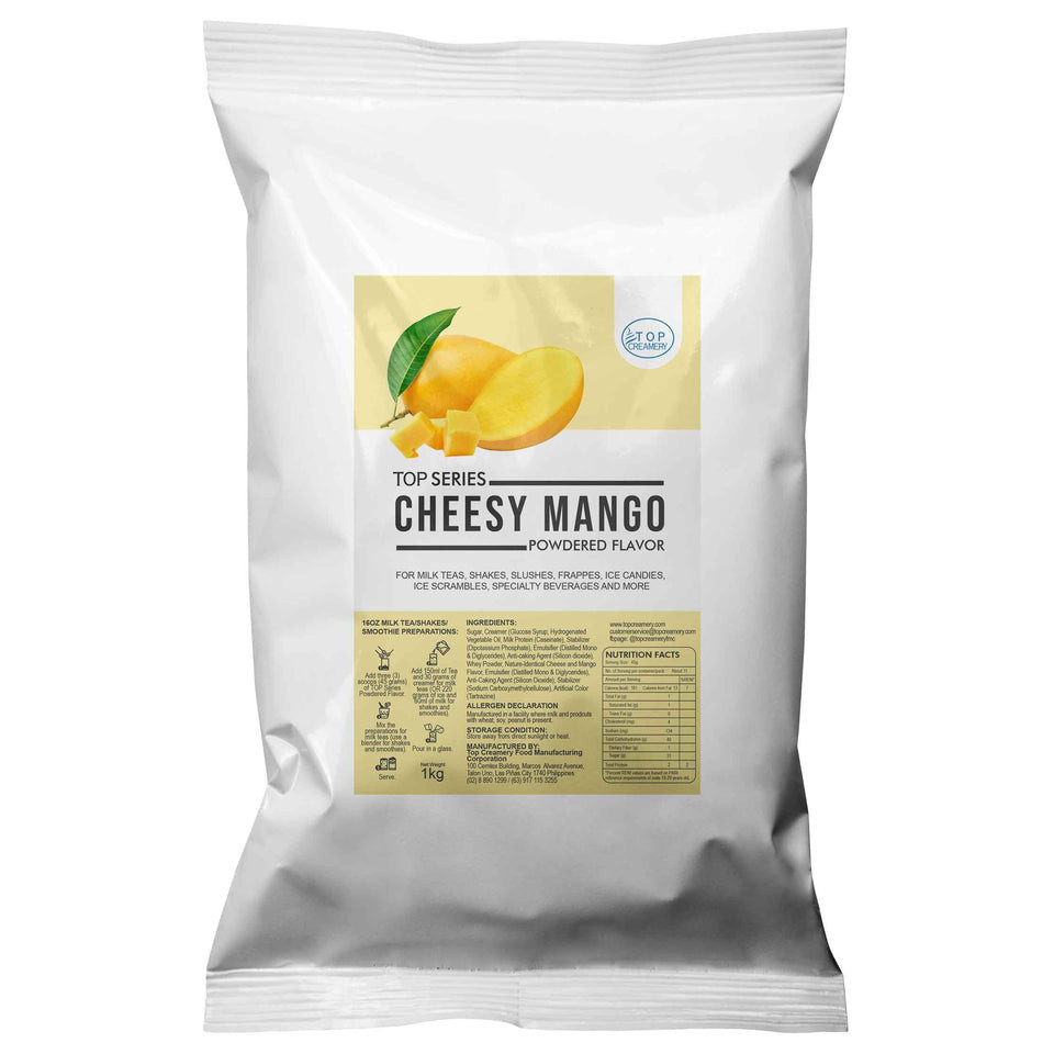 Top Creamery Cheesy Mango Powder Flavor 1kg | Shopee Philippines